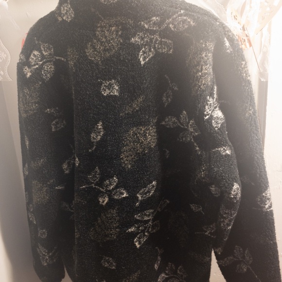 Jackets & Coats | Vintage Paul Harris Design Floral Patterned Fleece ...